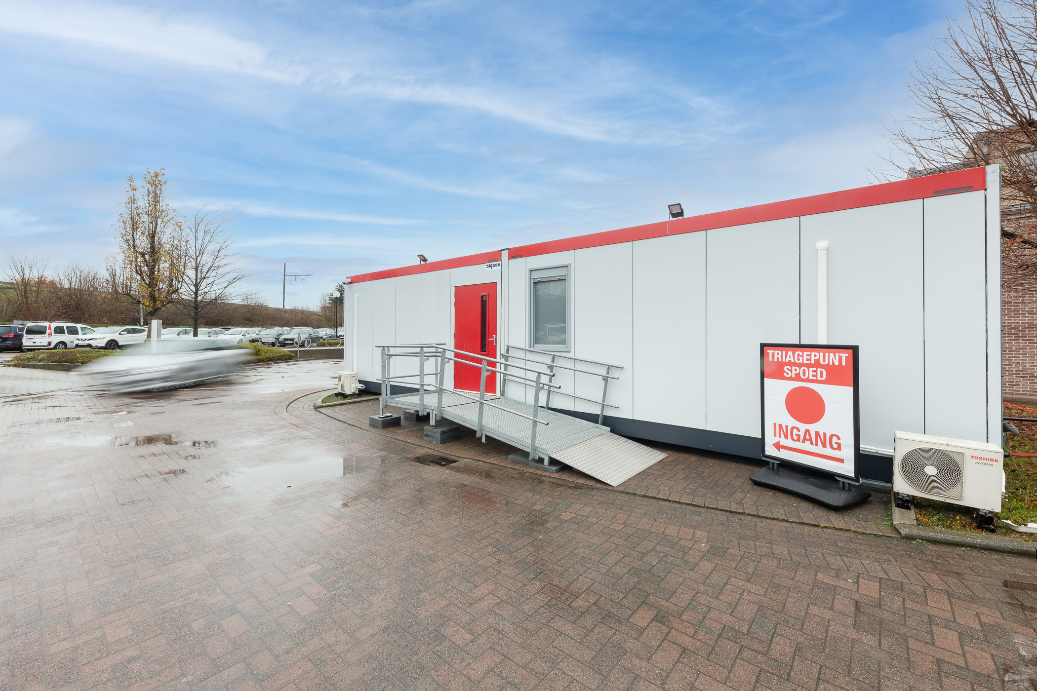 Accès sécurisé à votre bâtiment modulaire | Algeco Belgique